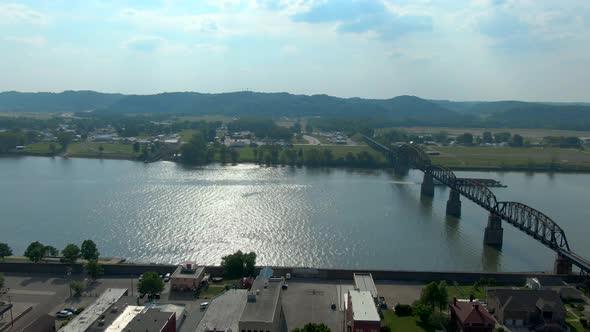 Silver Bridge Collapse Site, Point Pleasant, WV, Stock Footage | VideoHive