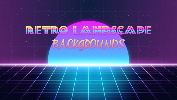 Retro Style Landscape, After Effects Project Files | VideoHive