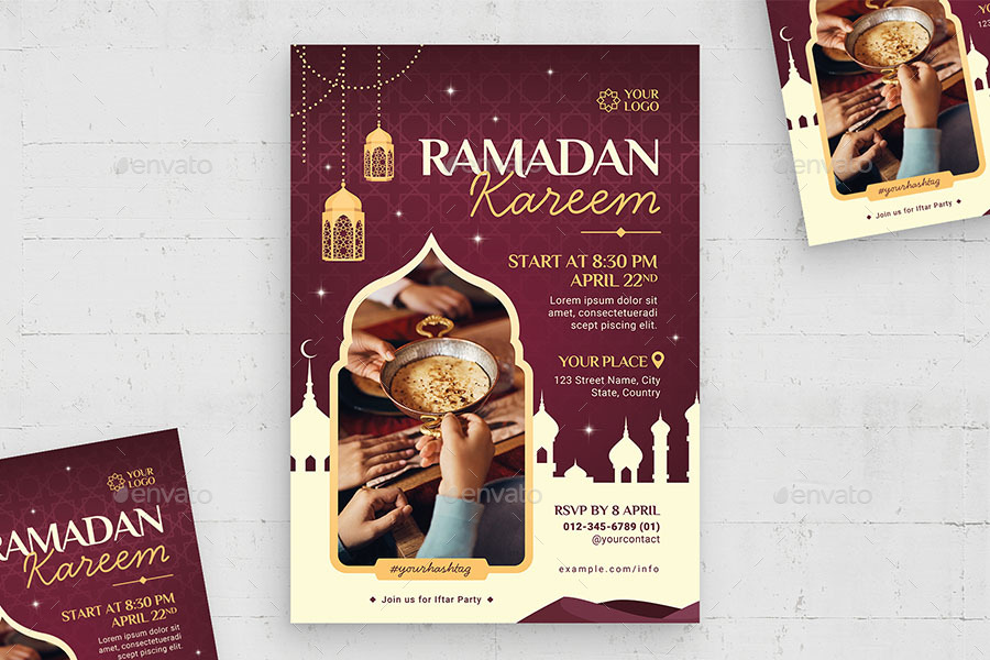 Ramadan Flyer Tamplate, Print Templates | GraphicRiver