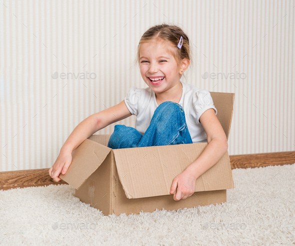 girl inside a box Stock Photo by tan4ikk | PhotoDune