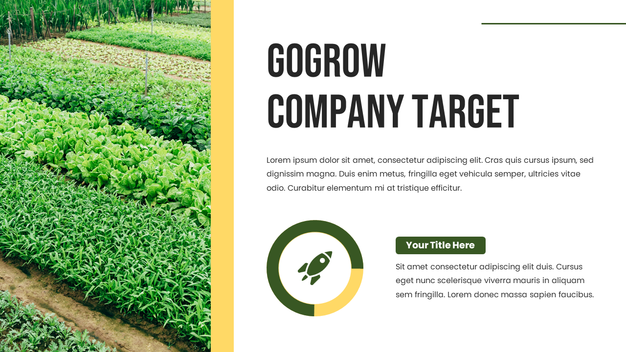 GOGROW – Creative Agriculture Company Google Slide Template ...