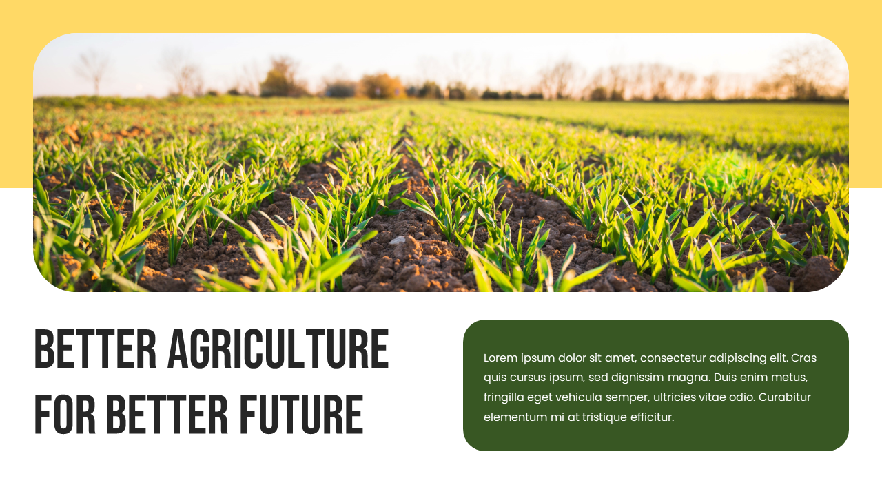 GOGROW – Creative Agriculture Company Google Slide Template ...