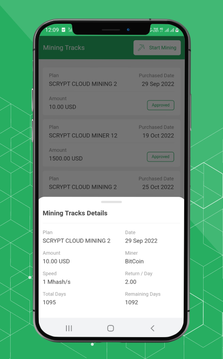 MineLab - Cloud Crypto Mining Mobile Application by ViserLab | CodeCanyon