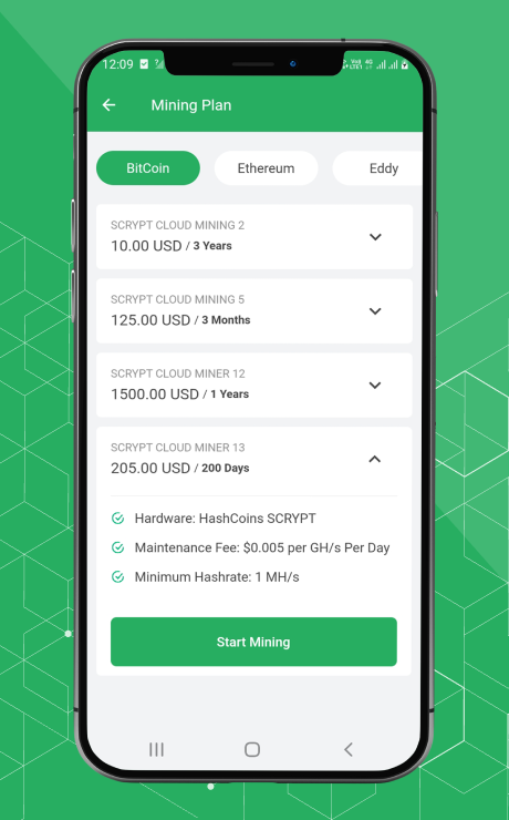 MineLab - Cloud Crypto Mining Mobile Application by ViserLab | CodeCanyon