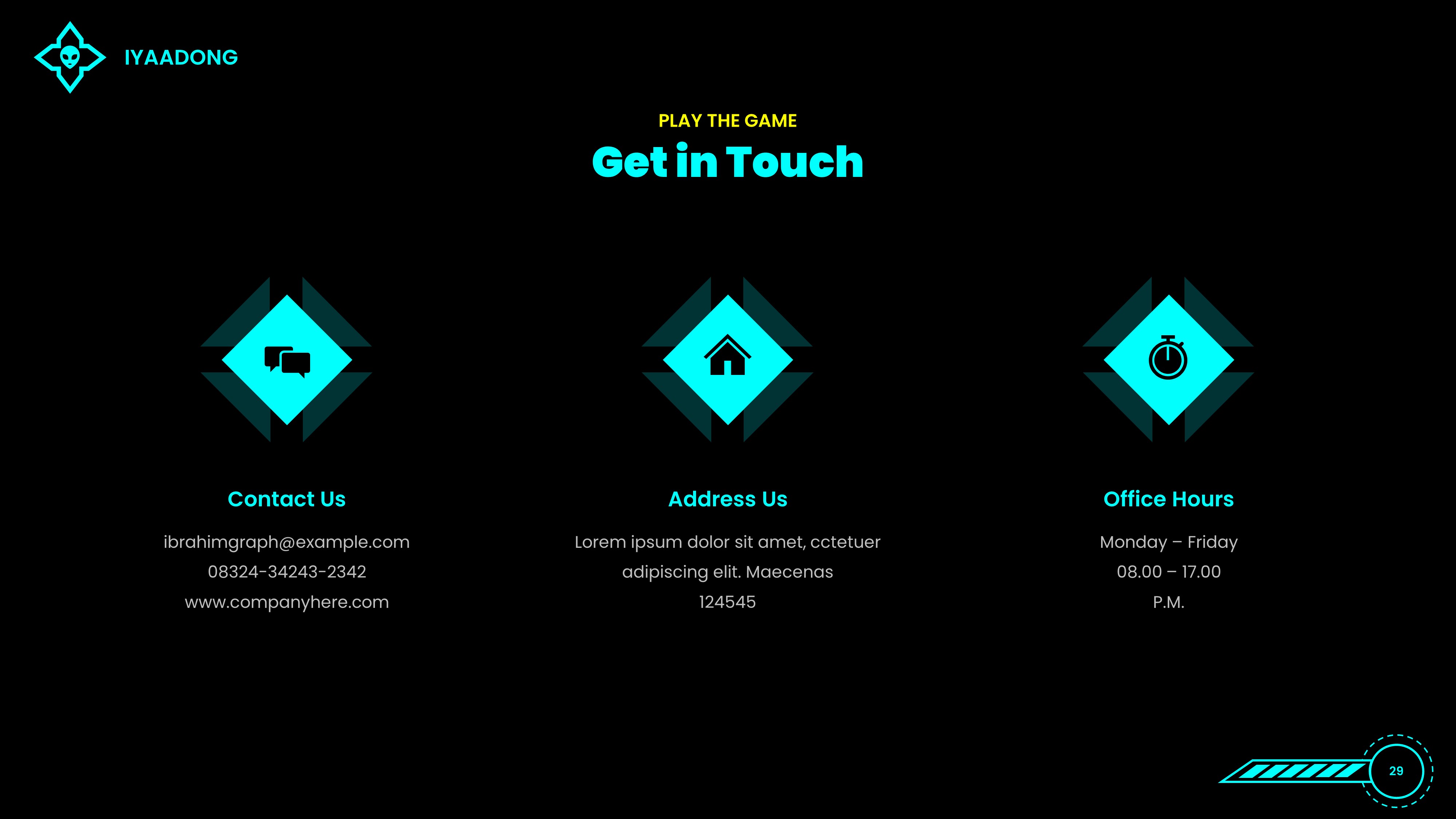 Iyaadong HUD- Pitch Deck Google Slides, Presentation Templates ...
