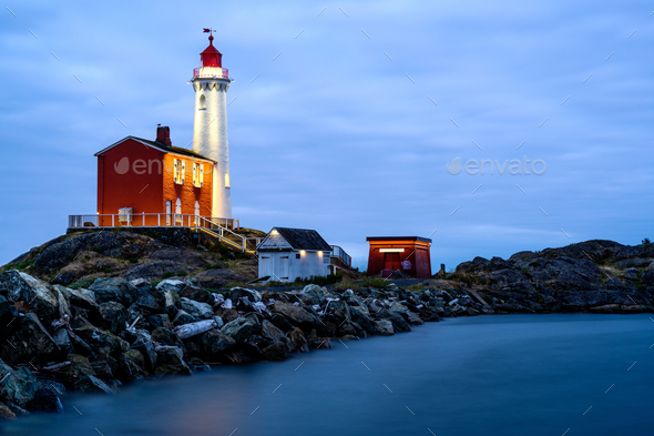 Fisgard lighthous and Fort Rodd hill National Historic Site, Victoria ...