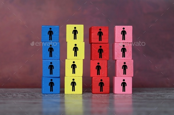 People are divided into groups Stock Photo by mohdizzuanbinroslan ...