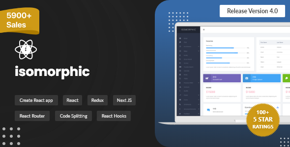 Isomorphic - React Admin Template with Redux by redqteam | ThemeForest
