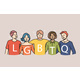 Smiling People Support LGBTQ Community, Vectors | GraphicRiver
