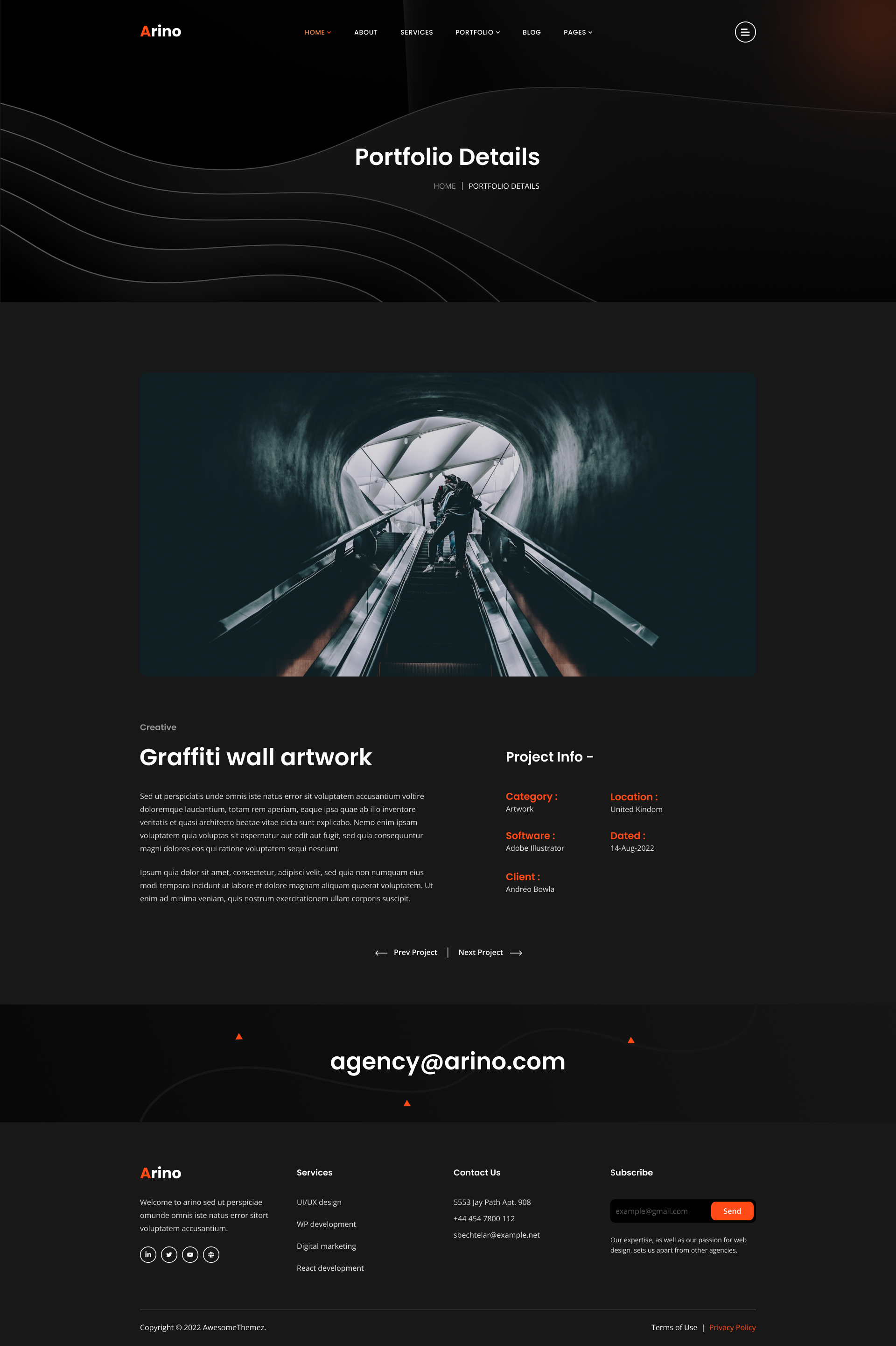 ARINO - Creative Agency Figma Template by AwesomeThemez | ThemeForest