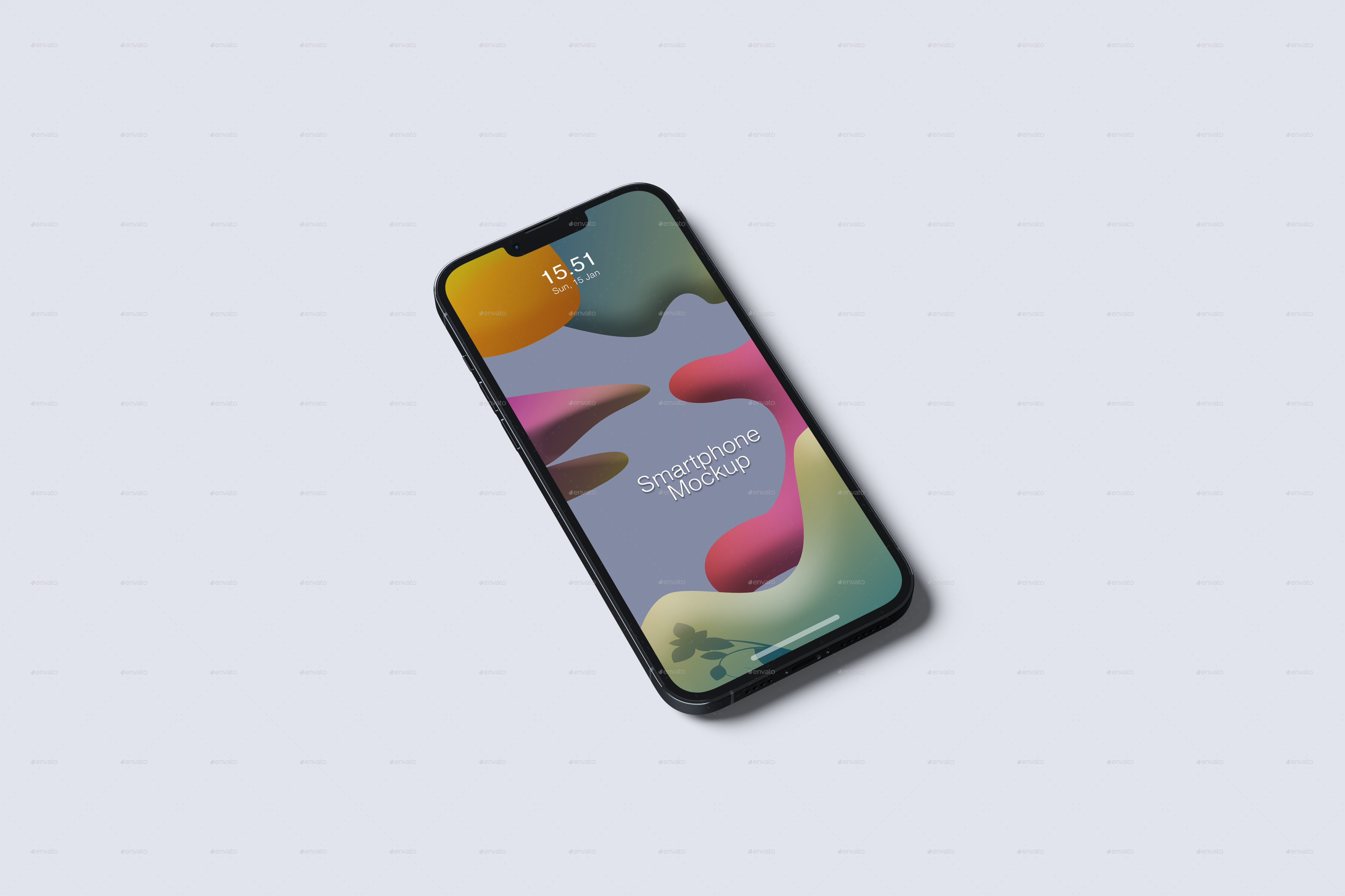 Smartphone Screen Mockup by rahmatmoscae | GraphicRiver
