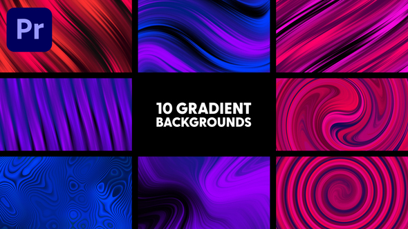 Gradient Backgrounds, Premiere Pro Templates | VideoHive