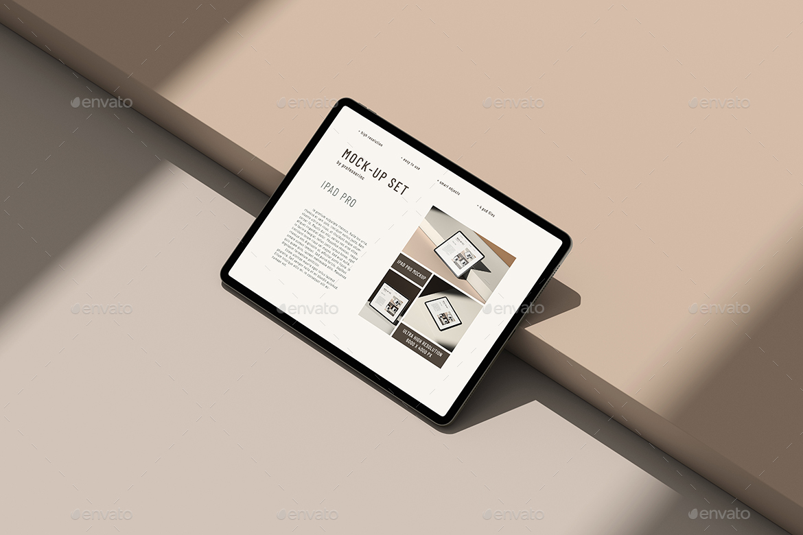 iPad Screen Mockup Set, Graphics | GraphicRiver