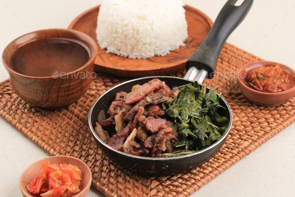 Sei Sapi or Beef Sei is Indonesia Traditional Smoked Beef Stock Photo ...