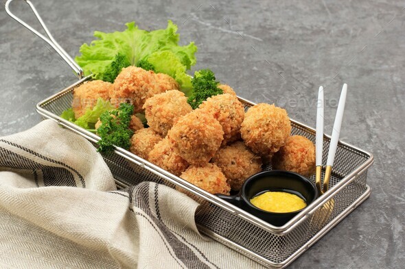 Bitterballen are a Dutch Meat Based Deep Fried Snack, Made by Making a ...