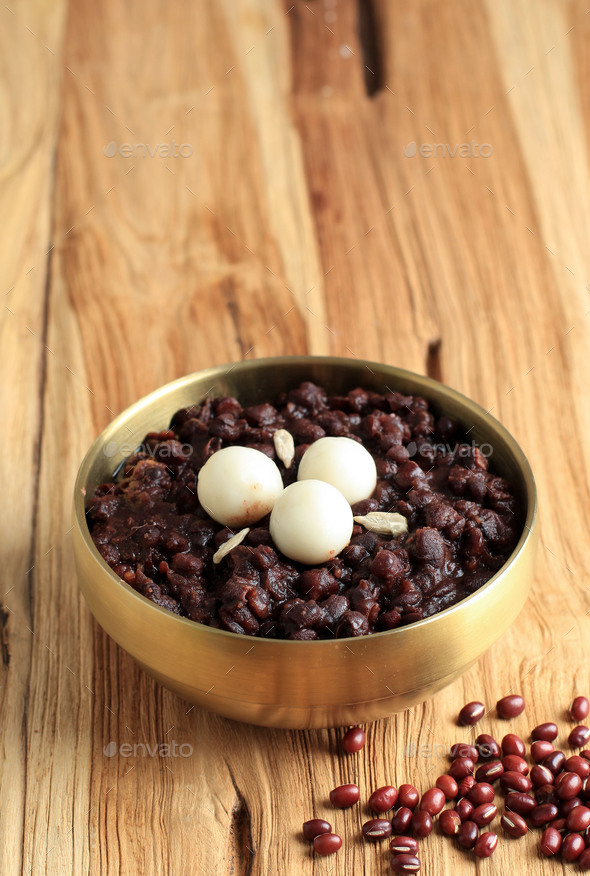 Patjuk, Korean Red Bean Porridge Stock Photo by ikadapurhangus | PhotoDune