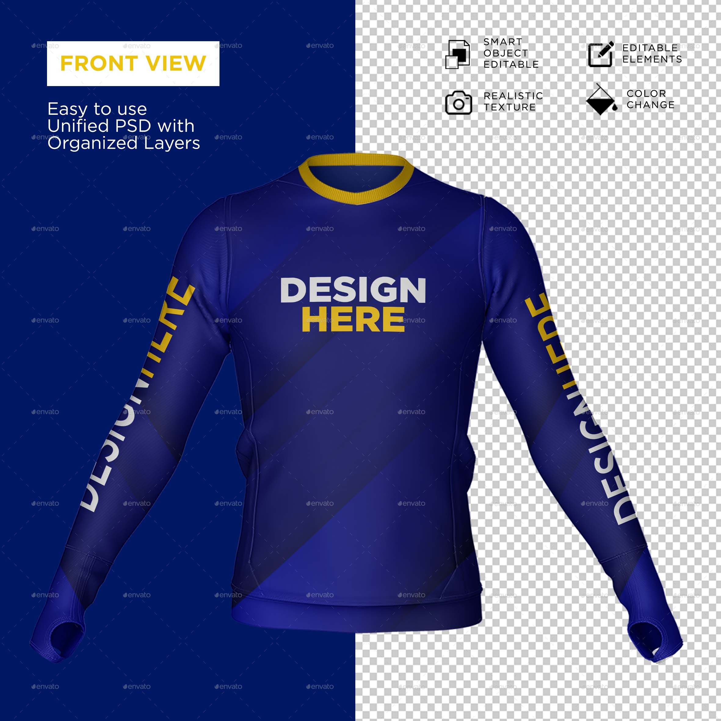 T-Shirt High Running Jersey Mockup, Graphics | GraphicRiver
