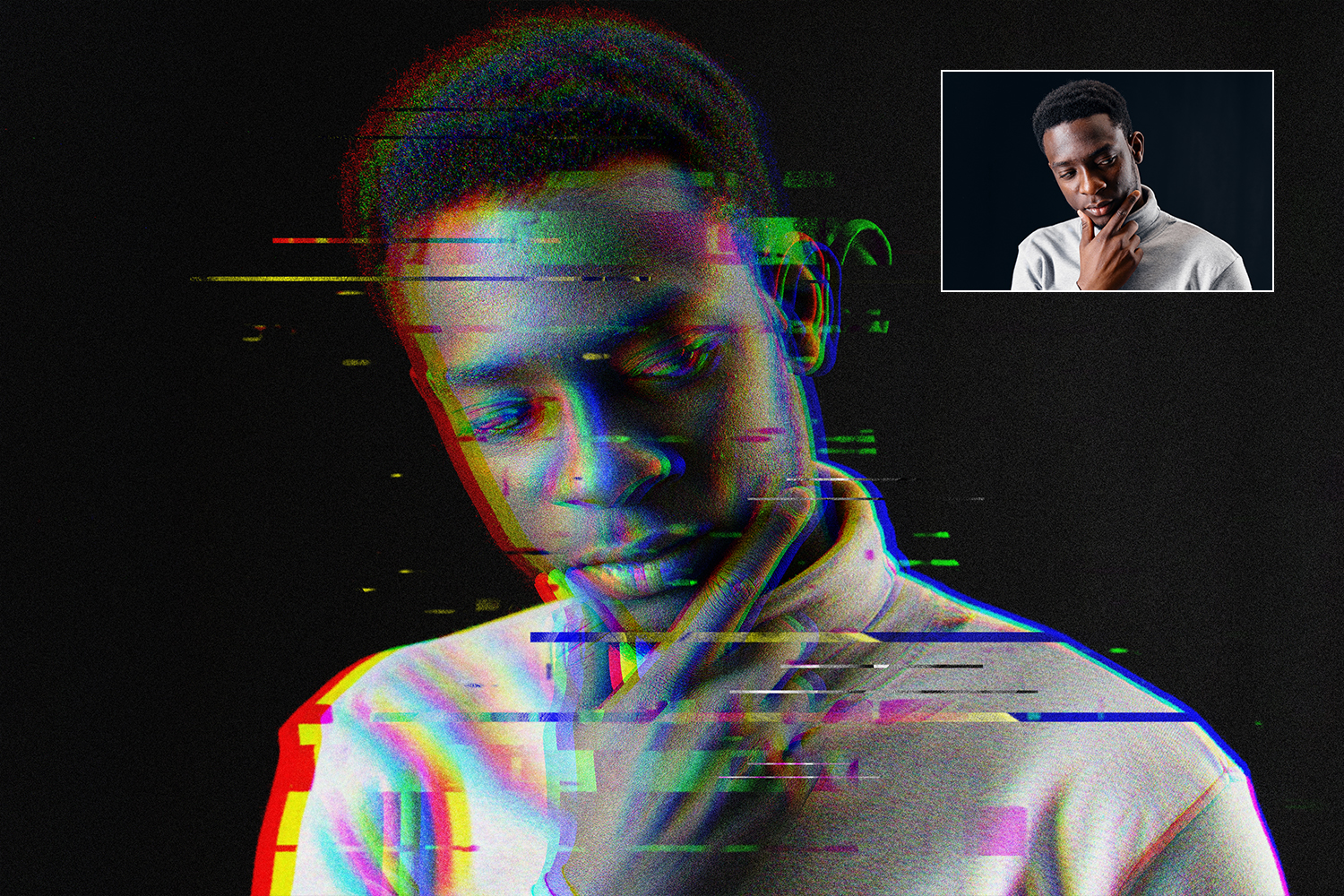 Glitch Photo Effect, Add-ons | GraphicRiver