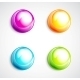 Colorful Bubble Buttons, Vectors | GraphicRiver