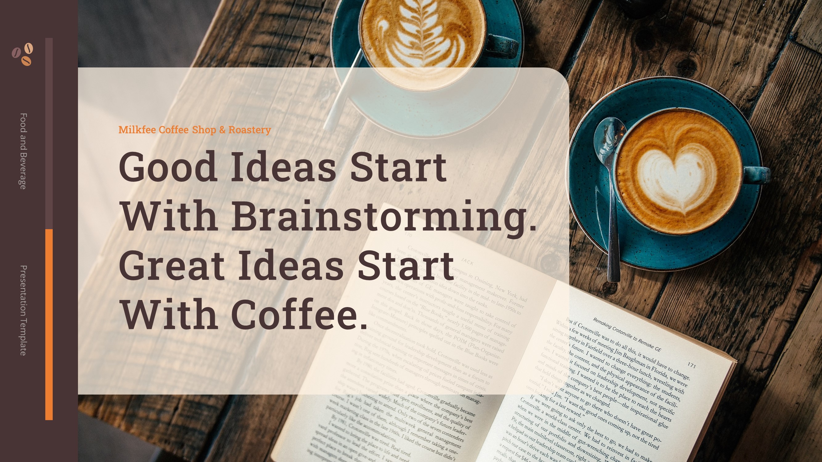 Milkfee – Coffee Shop and Roastery Keynote Template, Presentation Templates