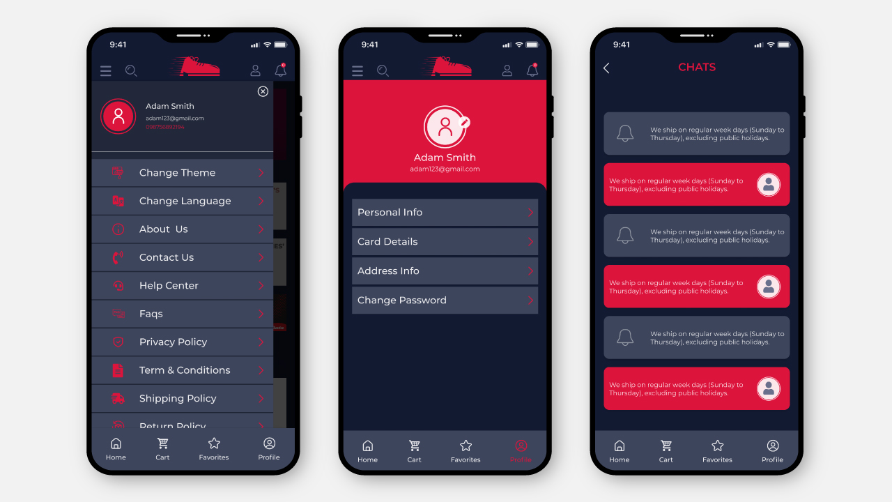 Druto shoes E-commerce Flutter App UI Kit by DrutoSoft | CodeCanyon