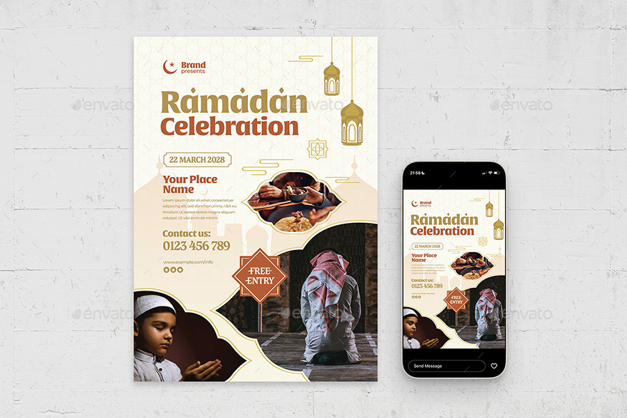 Muslim / Ramadan Flyer Template, Print Templates | GraphicRiver