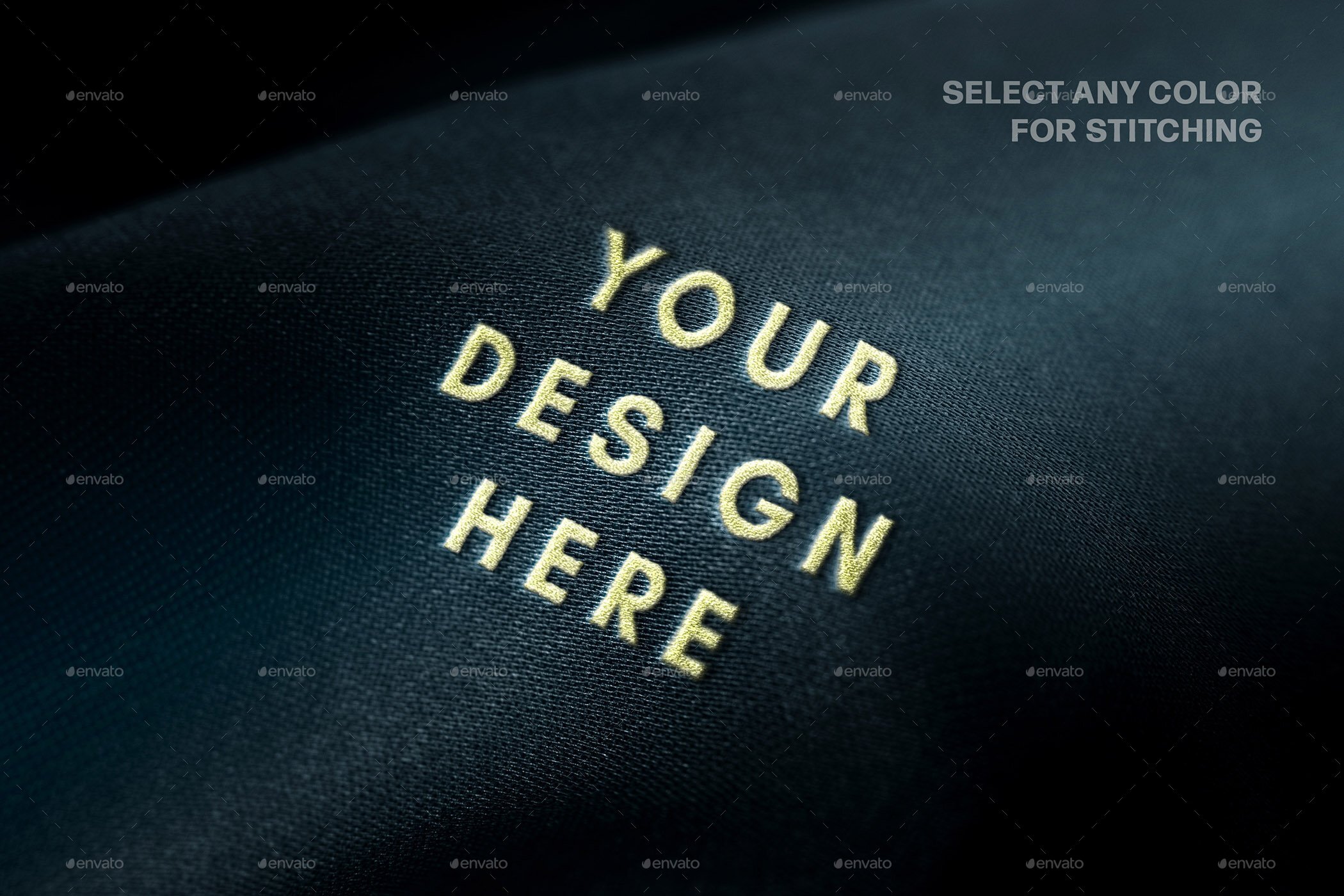 Embroidery Close-up Logo Mockup, Graphics | GraphicRiver