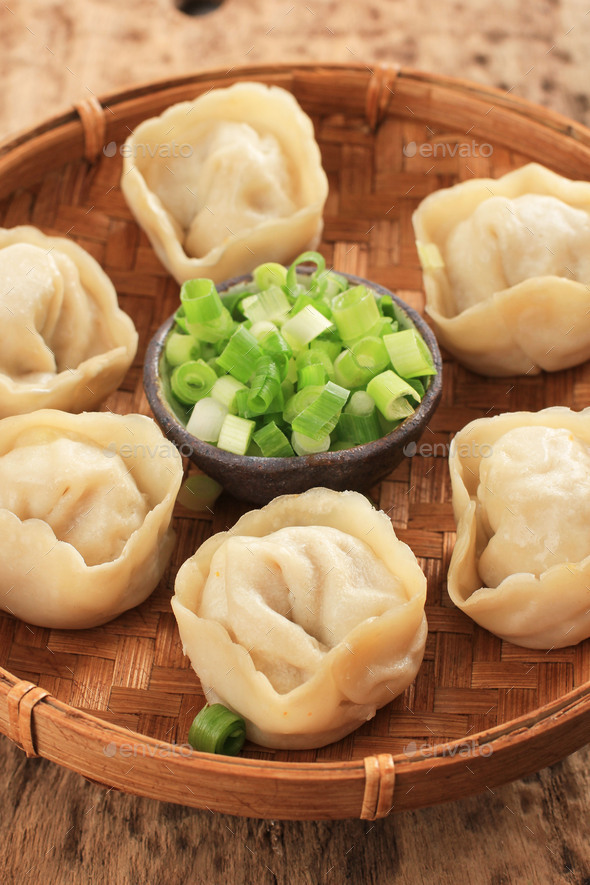 Chinese Steamed Ravioli Jiaozi Shuijiao Stock Photo by ikadapurhangus