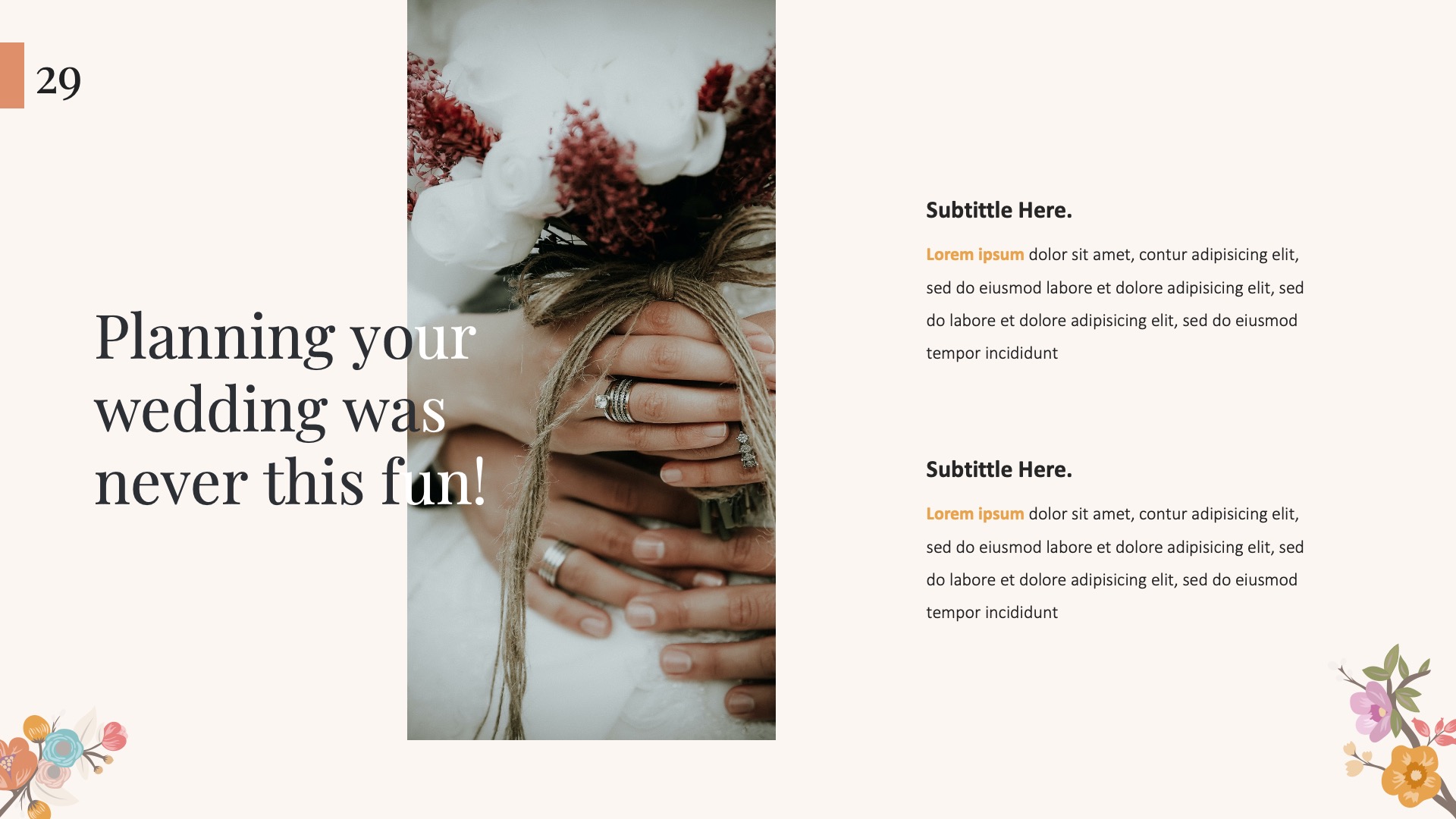 Clarabella - Wedding & Party Planner Presentation Keynote, Presentation ...