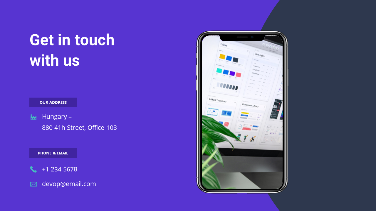 DEVOP – Mobile App Google slide Template, Presentation Templates ...
