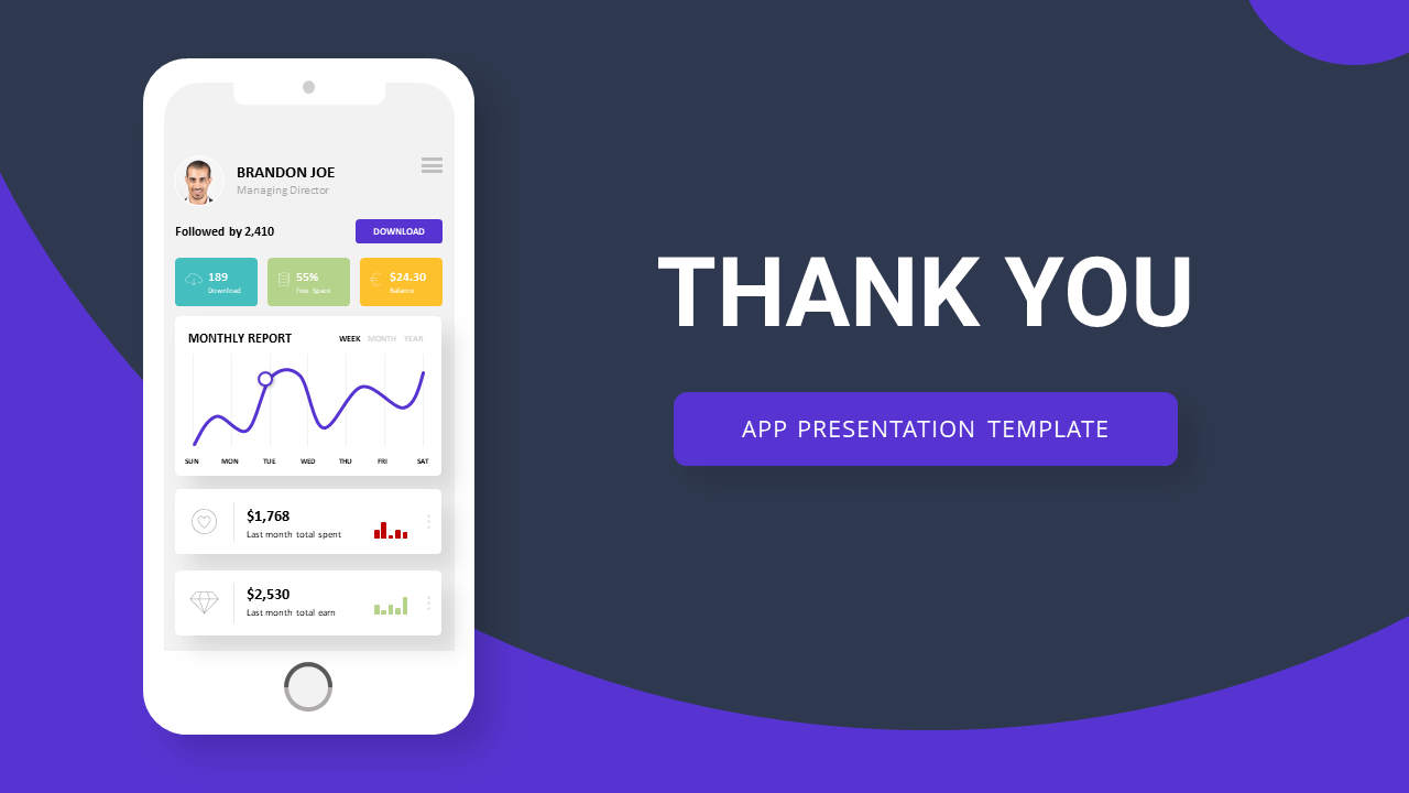 DEVOP – Mobile App Google slide Template, Presentation Templates ...