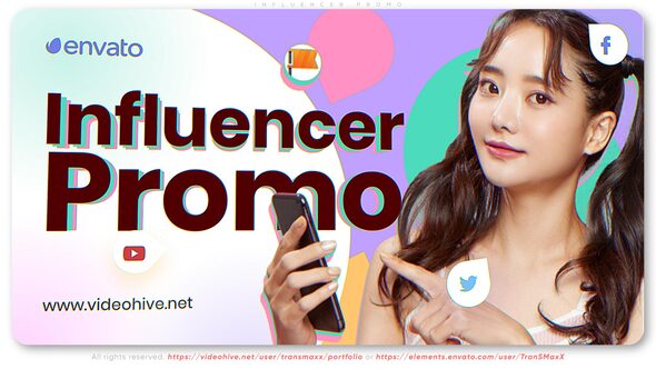 Influencer Promo, After Effects Project Files | VideoHive