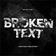 Broken Text Photoshop Effect, Add-ons | GraphicRiver