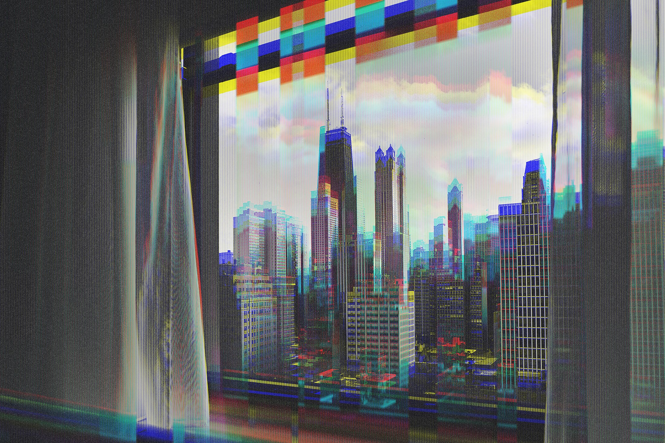 Screen Distortion Glitch Effect, Add-ons | GraphicRiver