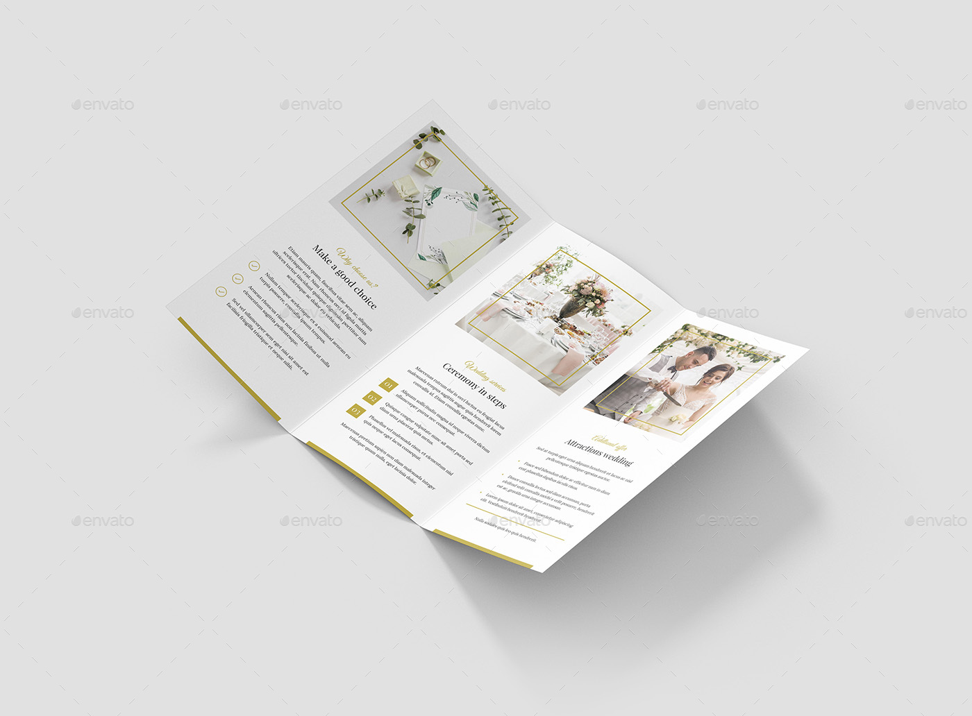 Wedding Offer Brochure Tri-Fold Template, Print Templates | GraphicRiver