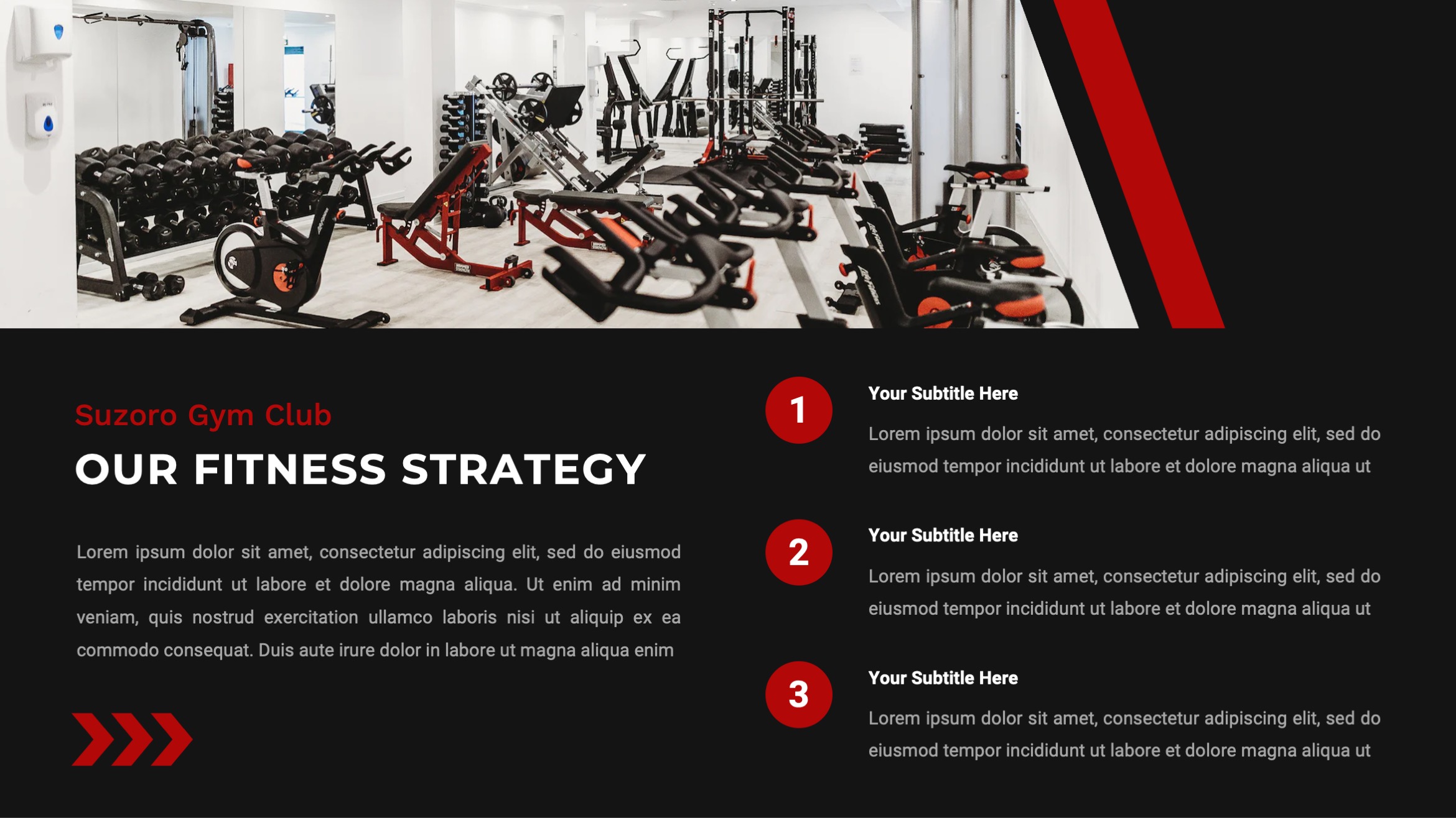 Suzoro – Gym & Fitness Keynote Template, Presentation Templates ...