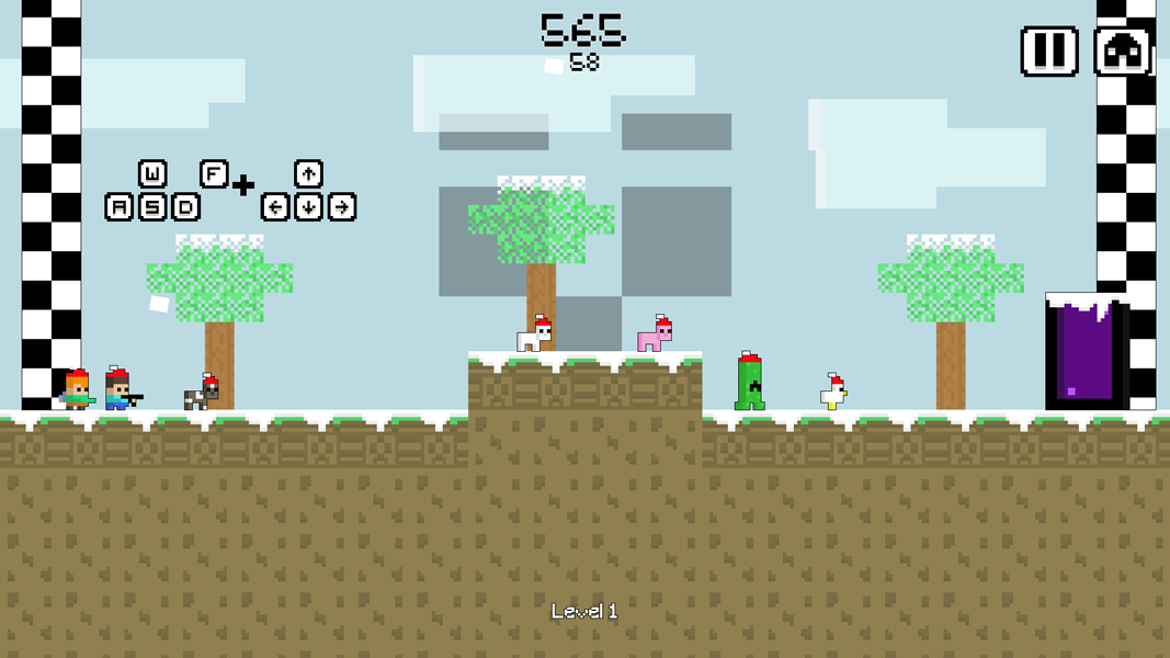 Minescrafter Xmas - HTML5 Game - Construct 3 by 66bugra66 | CodeCanyon