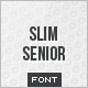 SlimSenior - True Type Font, Fonts | GraphicRiver