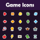 Set of Flat Game Icons, Game Assets | GraphicRiver