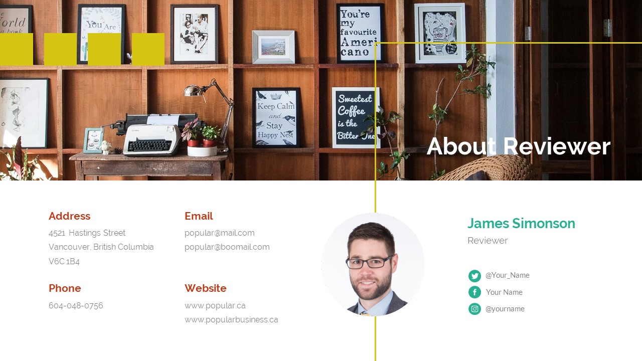 Book Review Content Presentation Powerpoint Template, Presentation ...