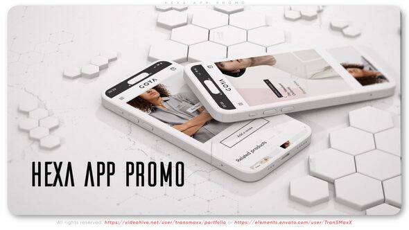 Hexa App Promo, After Effects Project Files | VideoHive