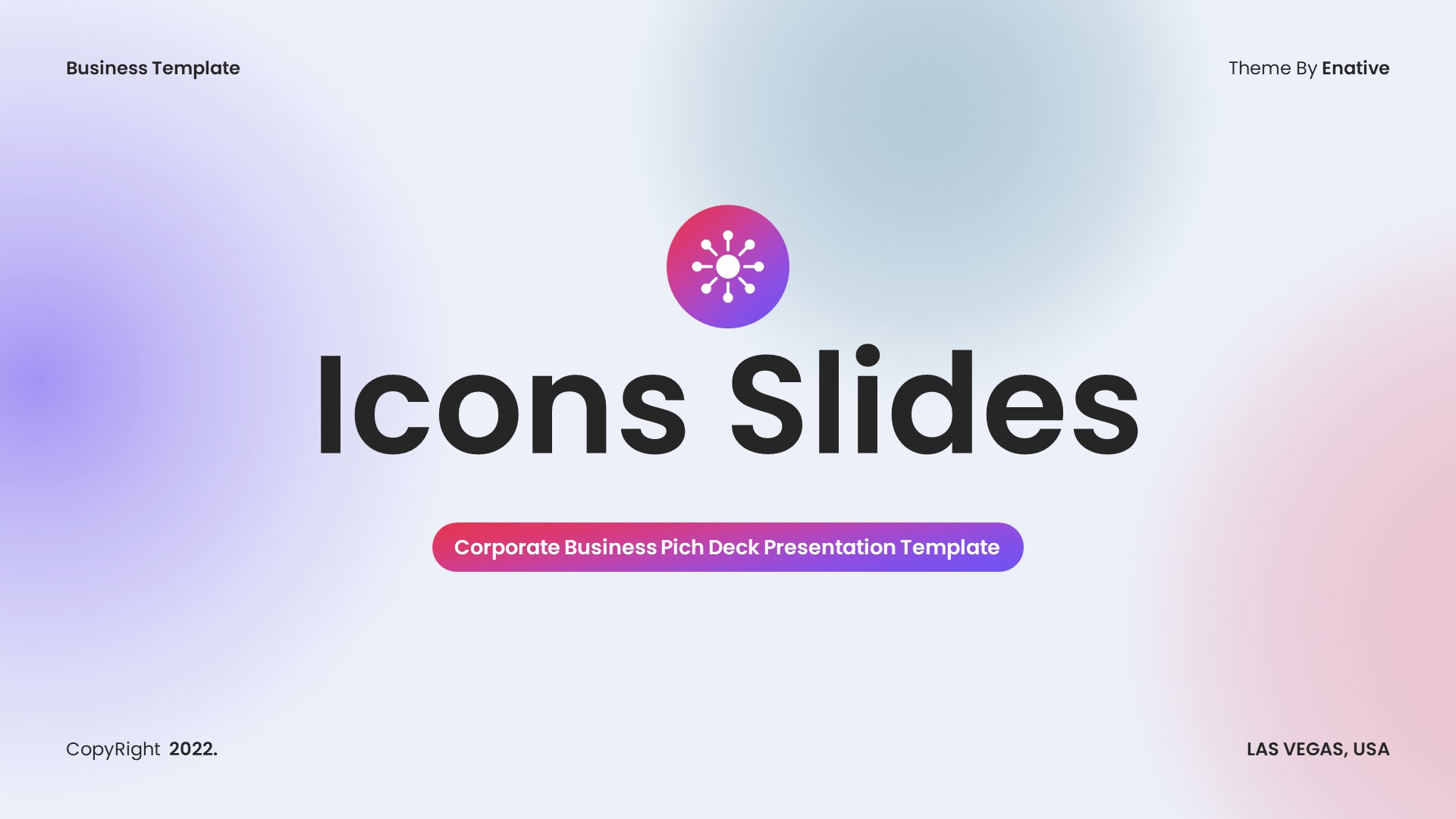 Corporate Business Pitch Deck Powerpoint Template, Presentation Templates