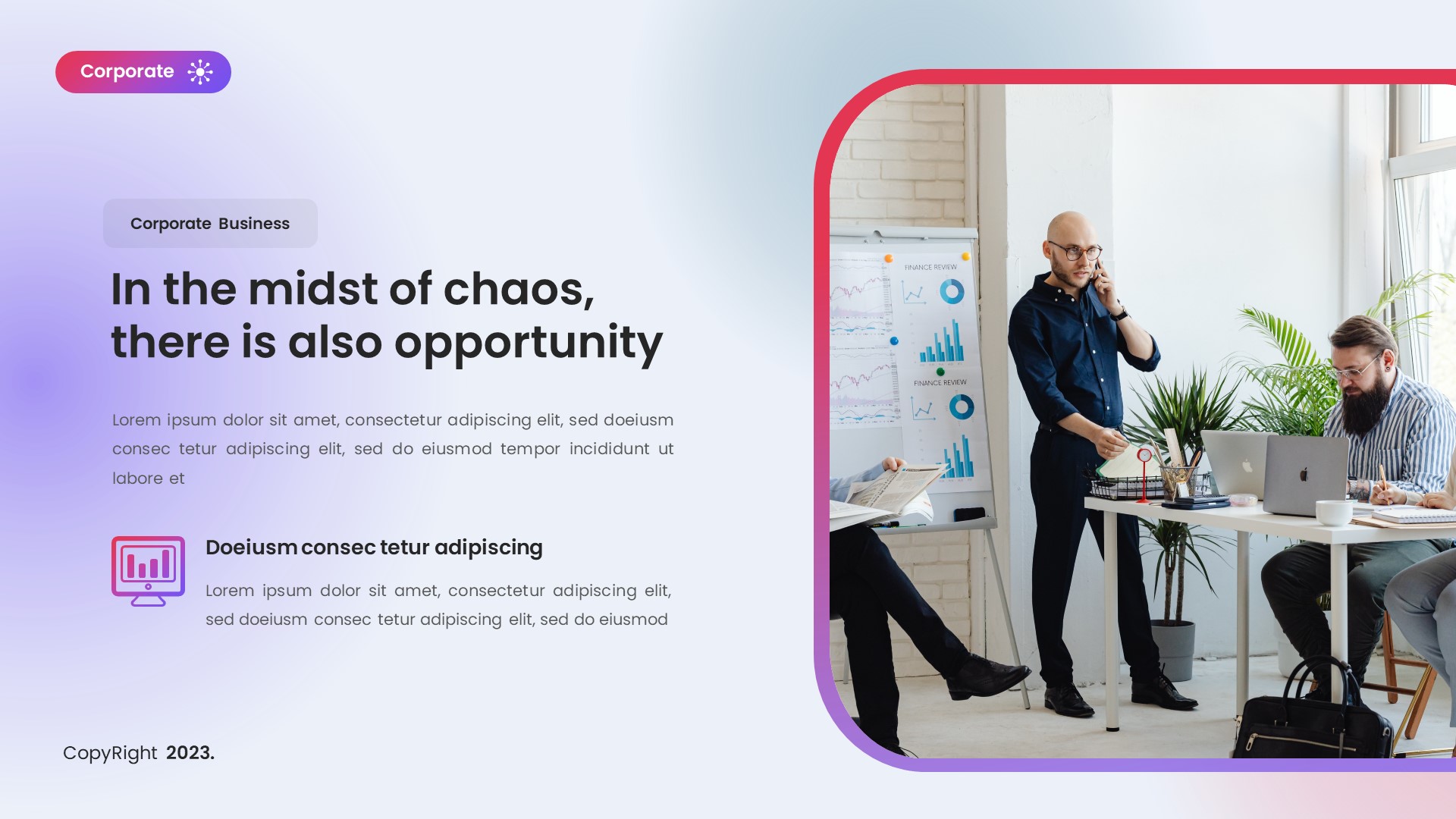 Corporate Business Pitch Deck Google Slides Template, Presentation ...