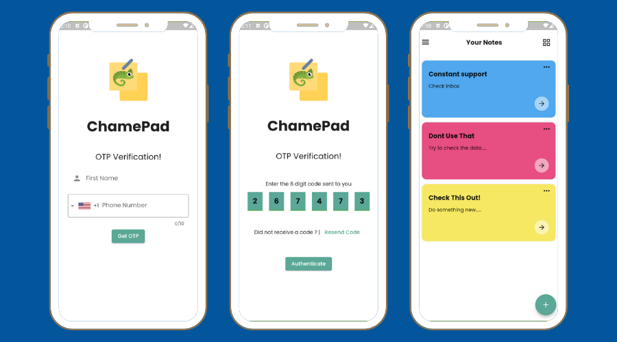 ChamePad v1.1 - Private Note-Taking App | Flutter, SQlite & Firebase | Android & iOS by ...