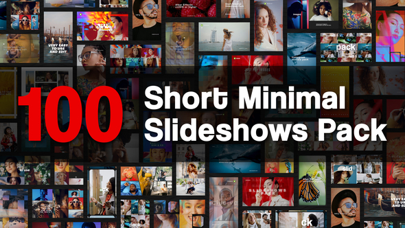 Short Minimal Slideshows Pack, After Effects Project Files | VideoHive