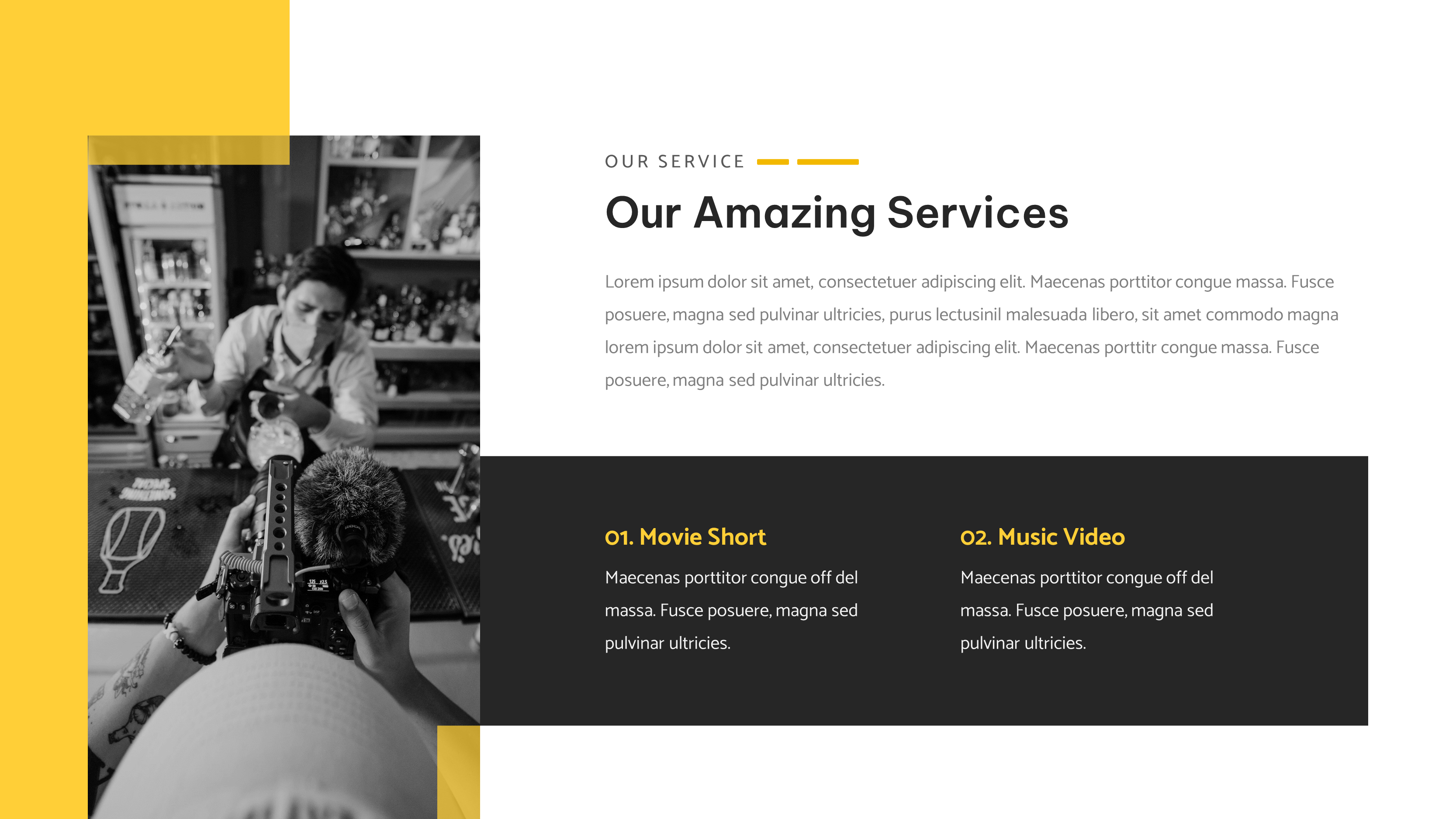 Cinematic - Film Maker and Movie Studio PowerPoint Template ...