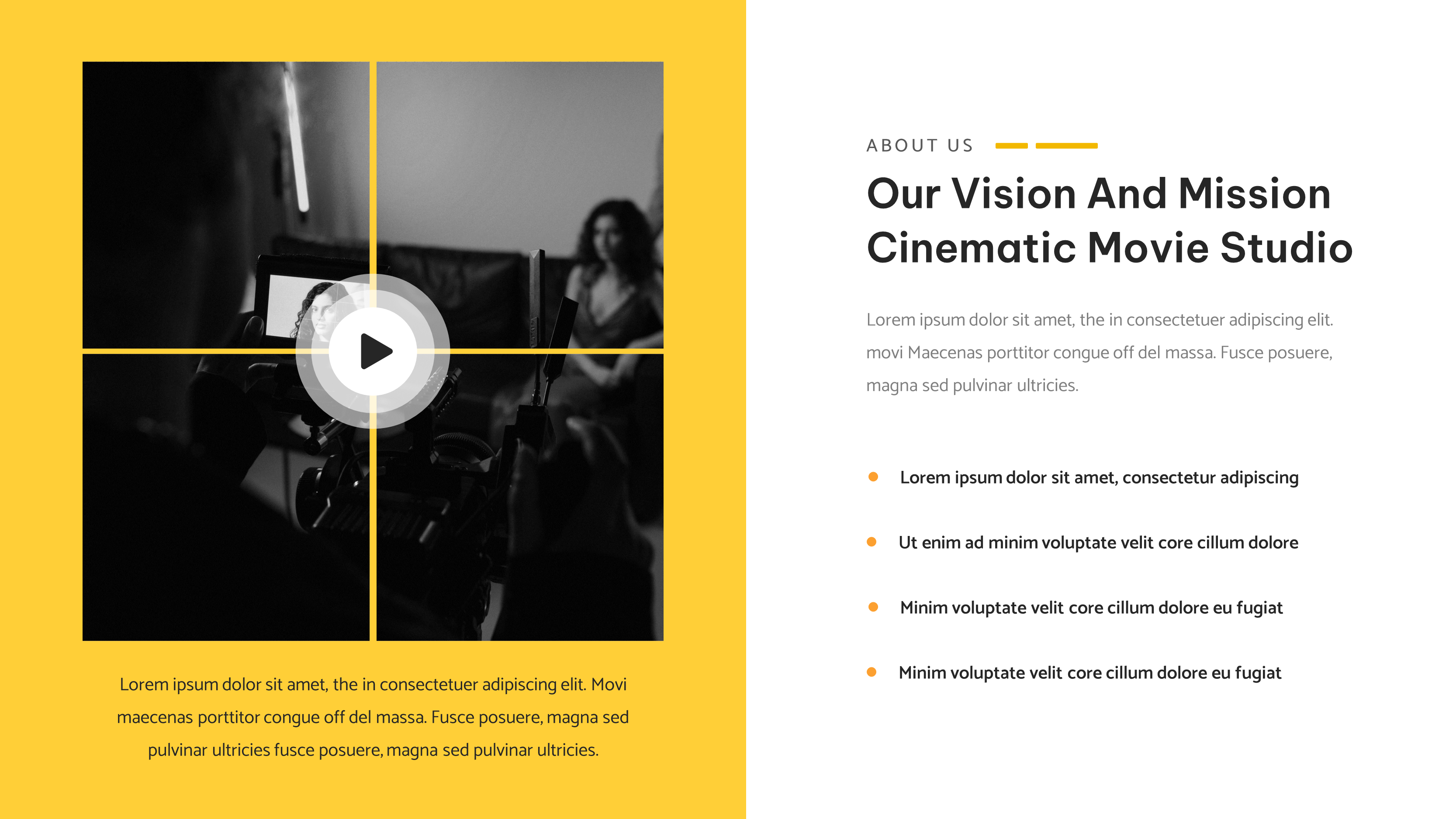 Cinematic - Film Maker and Movie Studio PowerPoint Template ...