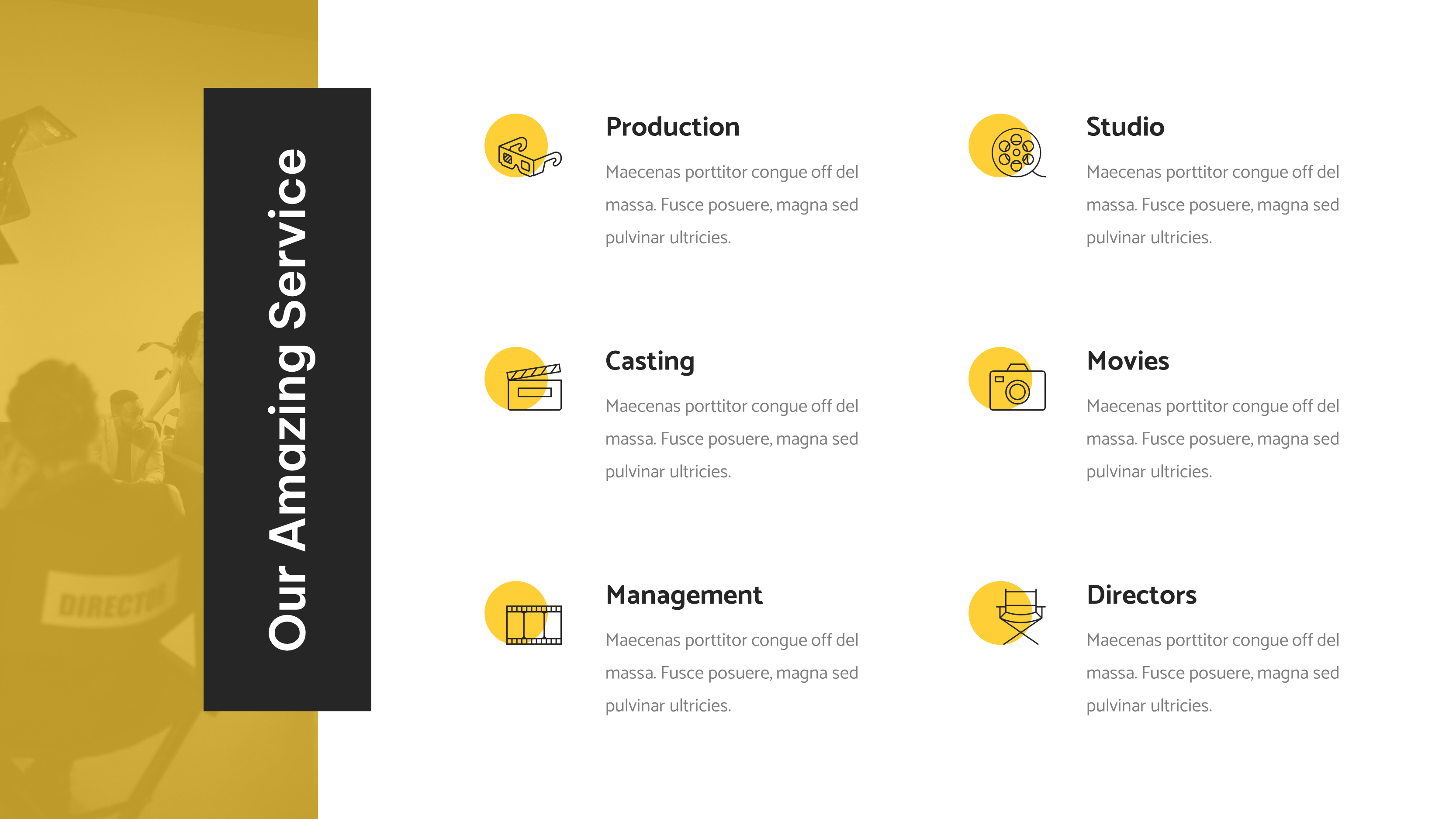 Cinematic - Film Maker and Movie Studio Google Slide Template ...