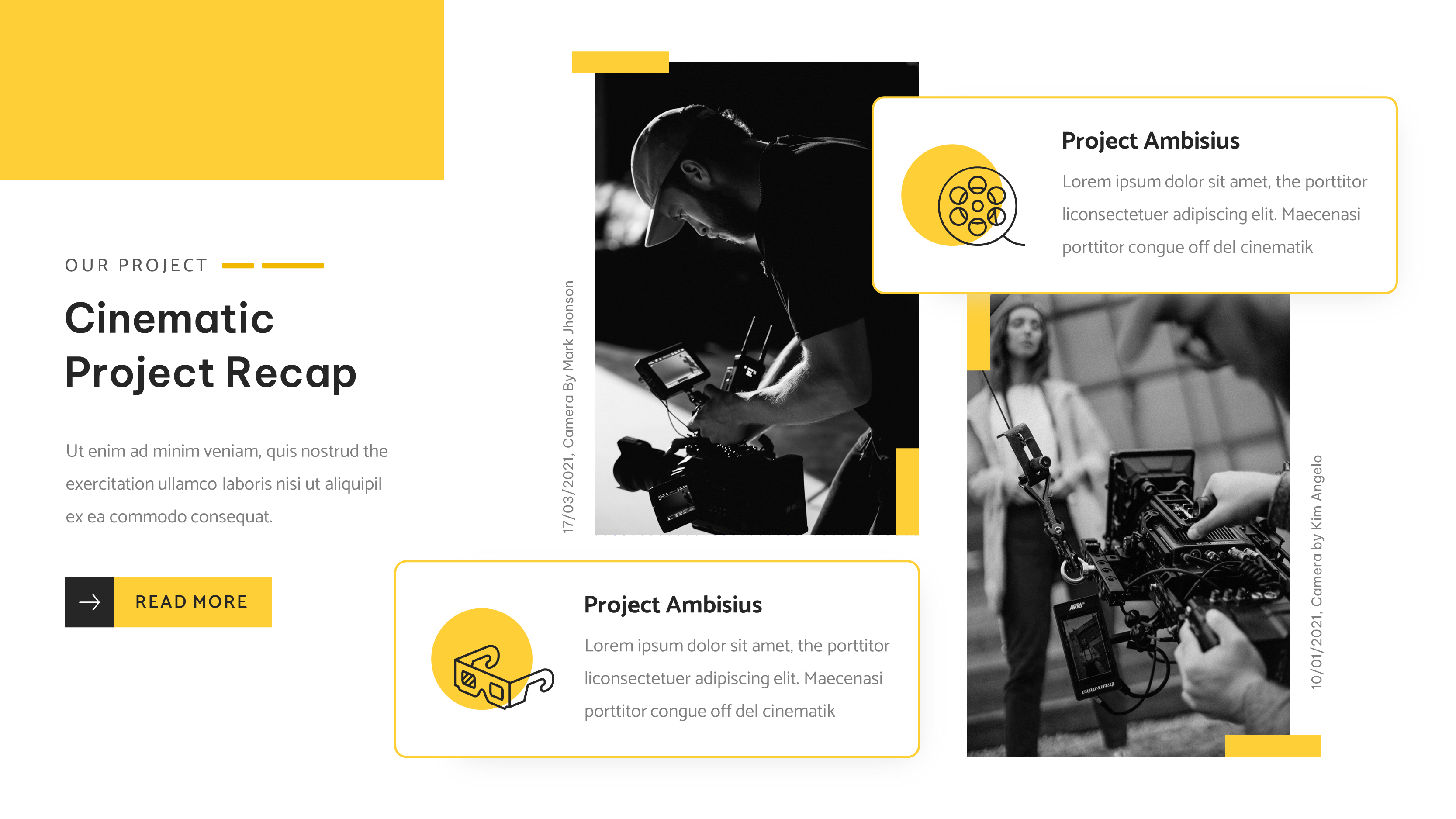 Cinematic - Film Maker and Movie Studio Google Slide Template ...