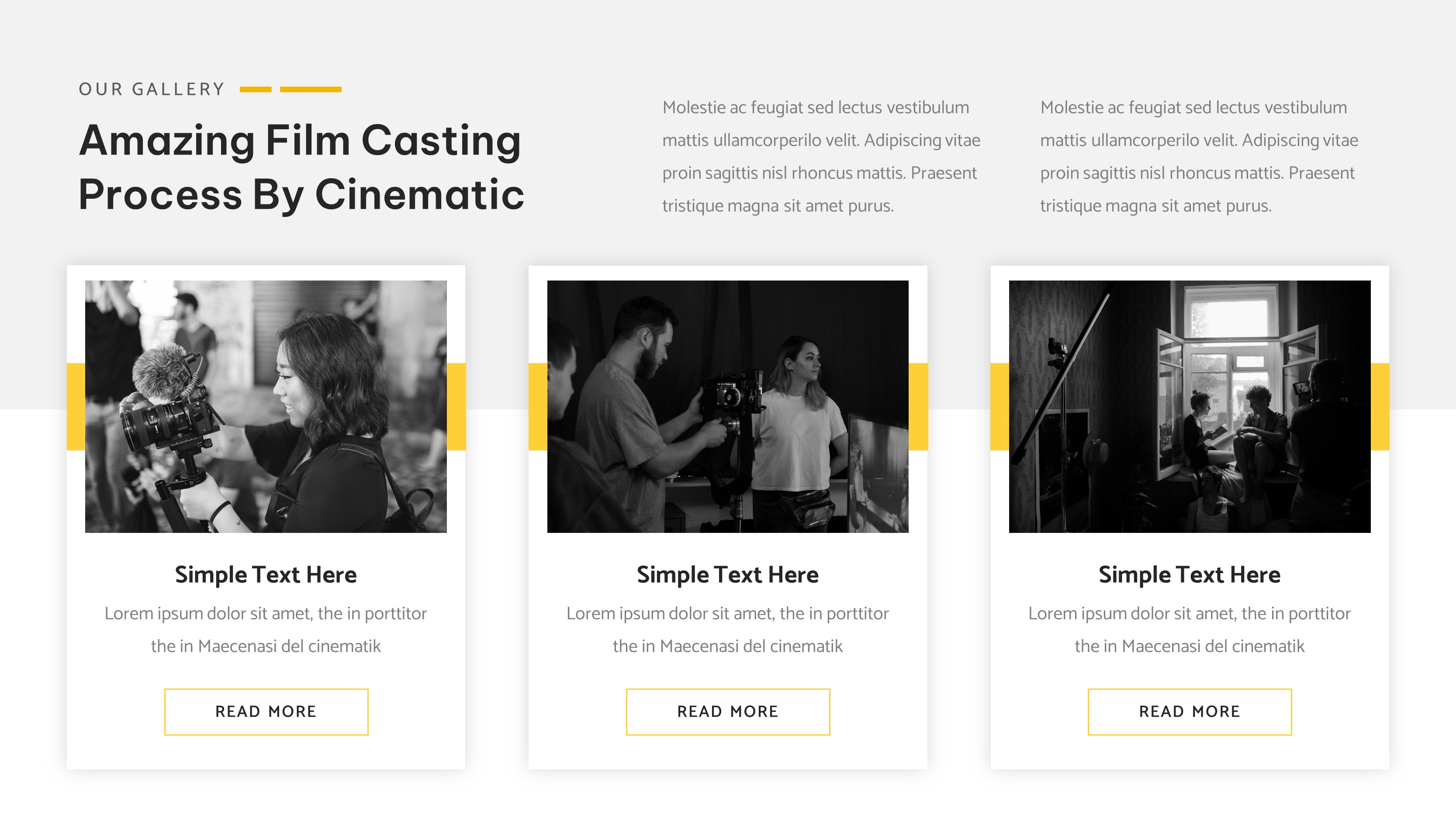 Cinematic - Film Maker and Movie Studio Google Slide Template ...